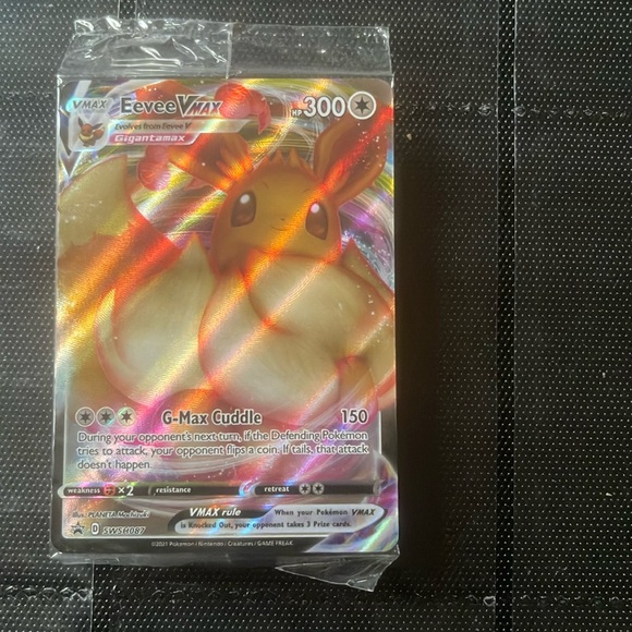 Games | Eevee Vmax Pokemon Card | Poshmark